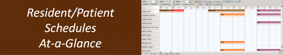 Resident Scheduler - ADL Data Systems, Inc.